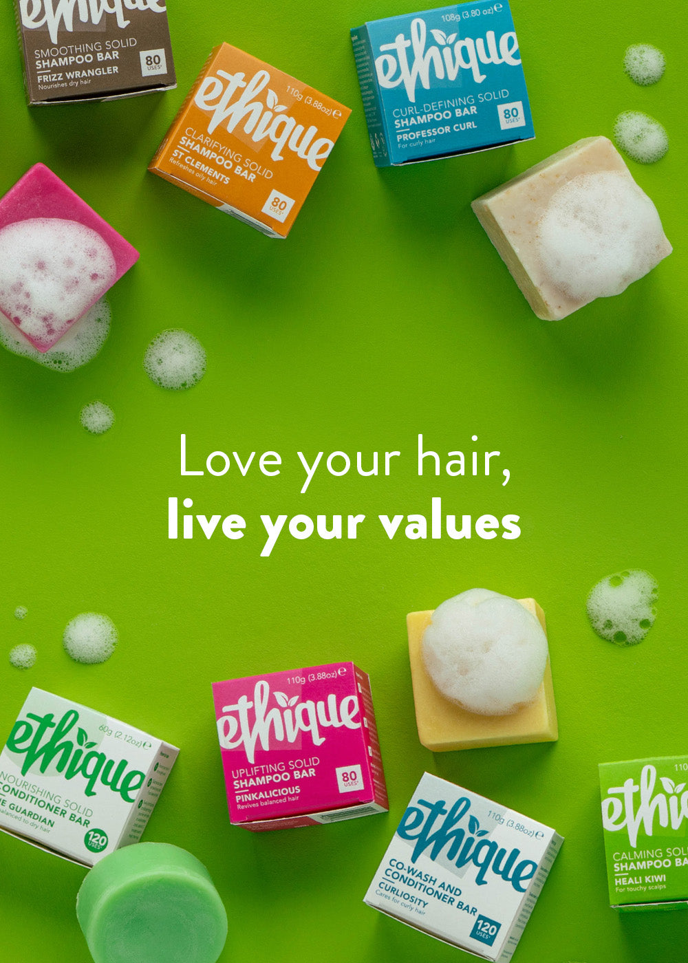 Ethique - Effective, Long-lasting Shampoo Bars & Conditioner Bars
